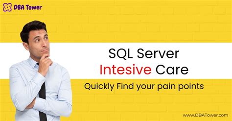 Dba Tower On Linkedin Sqlintensivecare Sqlperformance Dbatower
