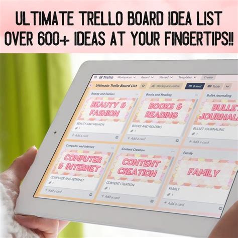 Ultimate Trello Board Ideas List Template Trello Board Template Trello Ideas Trello Board Ideas