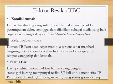 Ppt Mk Patofisiologi Tbcpptx