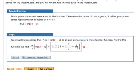 Solved Points For The Skipped Part And You Will Not Be Able