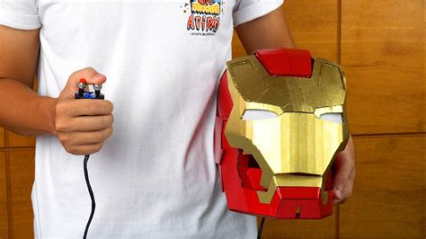 How To Make Iron Man Helmet With Cardboard Very Easy