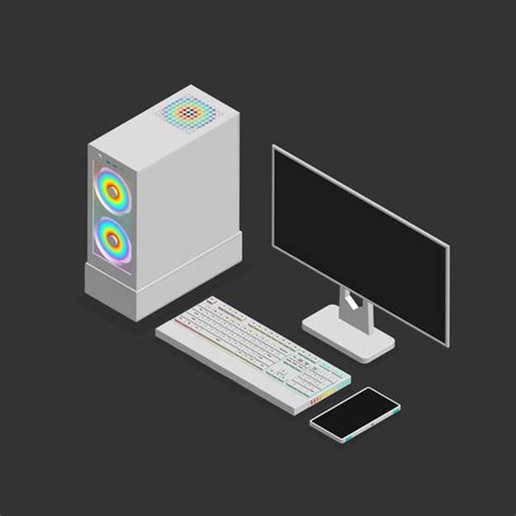 Premium Vector 3d Gaming Computer And Smartphone Gaming Computer Smartphone Games