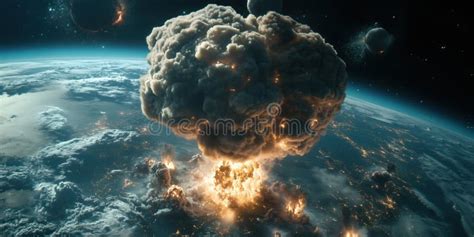 Explosive Nuclear Eruption Over Earth Causes Massive Shockwave And