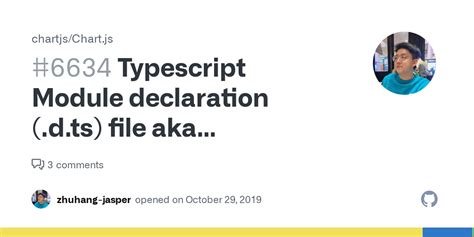 Typescript Module Declaration Dts File Aka Typeschartjs · Issue 6634 · Chartjschartjs