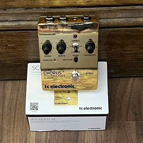 Tc Electronic Scf Gold Se Stereo Chorus Pitch Modulator Flanger Pedal