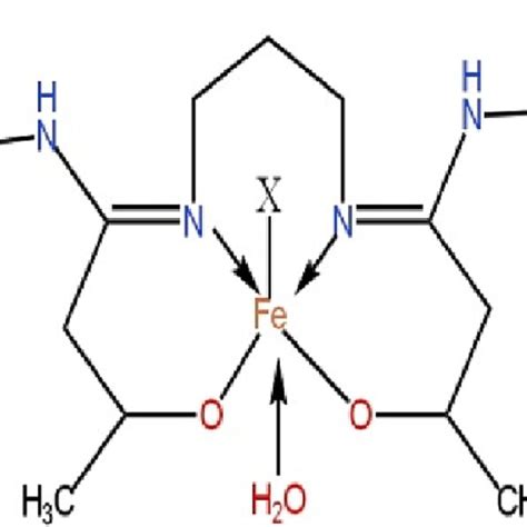 Structure Of Metal Complex Adapted From Ref No 29 Download Scientific Diagram