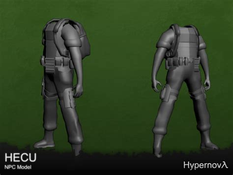 Hecu Body Npc Model V0 6 Image Hypernova Mod For Half Life Moddb
