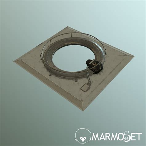 공상 과학 잠금 A 3d 모델 7 Max Free3d