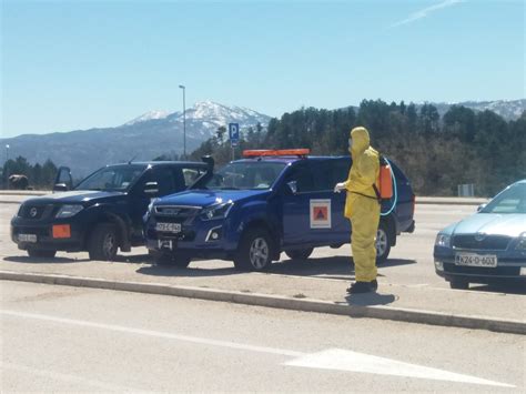 Дезинфекција на граничним прелазима Републичка управа цивилне заштите Републике Српске