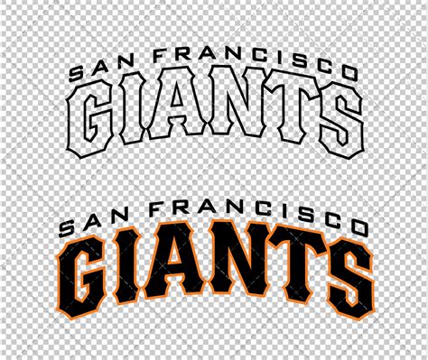 San Francisco Giants Wordmark 1994 Svg Dxf Eps Png Svgshopart