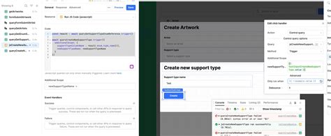 problem between js script and querydb postgresql with additionalscope