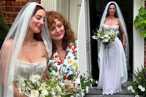 Susan Sarandons Daughter Eva Amurri Fires Back At Critics Scandalized By Her Wedding Dress