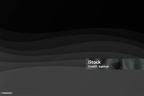 랜딩 페이지 템플릿 검은색 추상 물결 모양 트렌디한 3d 디자인 3차원 형태에 대한 스톡 벡터 아트 및 기타 이미지 3차원 형태 검은색 디자인 Istock