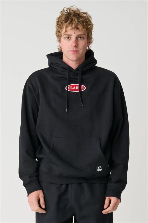 91 Oval Hoodie Black Xlarge Au Xlarge Brand