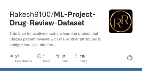 Ml Project Drug Review Dataset Main Py At Main · Rakesh9100 Ml Project Drug Review Dataset · Github