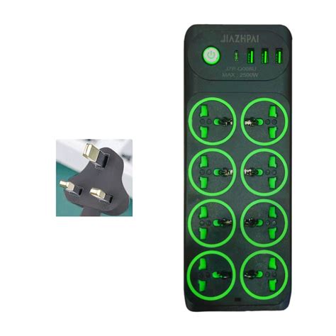 Universal 4 6 Power Socket Extension With USB Ports Power Strip Surge Protector Adapter Socket