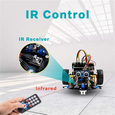 Hosyond Smart Robot Car Kit2wd Remote Control Car Compatible