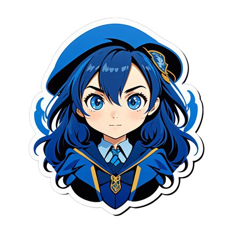 I Made An Ai Sticker Of Ravenclaw Gril In Anime