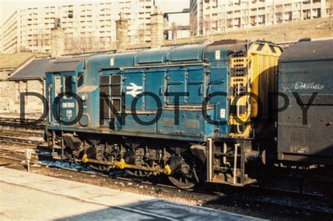 Uk Diesel Train Railway Photograph Of Class 08 08500 Rm08 130 £170