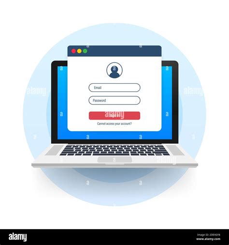 Sign In To Account User Authorization Login Authentication Page