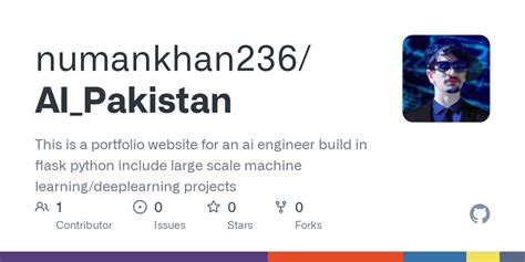 GitHub Numankhan AI Pakistan This Is A Portfolio Website For An Ai Engineer Build In Flask