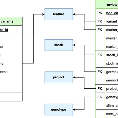 ND Genotypes Materialized View Implementation Mview Ndg Variants