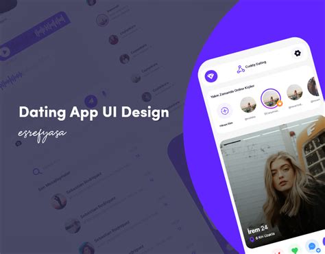 dating app ui design behance