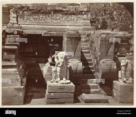 The Stairs Of The Candi Panataran Seen From The West Side 1867 Photograph Java Possibly