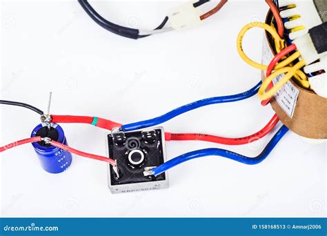 Diode Bridge This Bridge Rectifier Diode Use For Power Supply Isolated On White Background