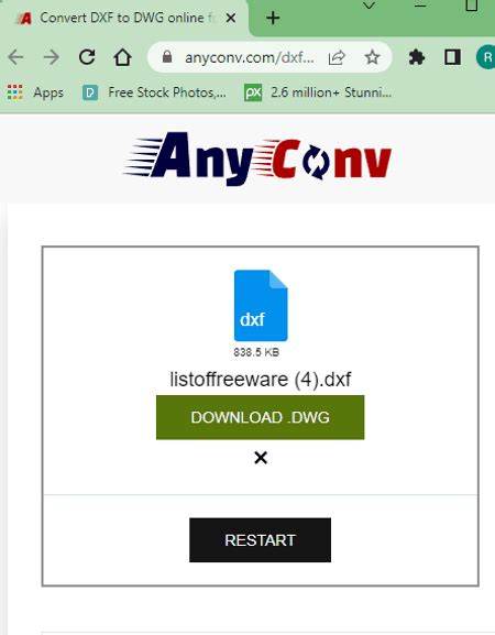 Best Free Online Dxf To Dwg Converter Websites