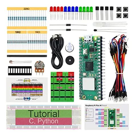 Kit Básico De Freenove Para Raspberry Pi Pico W Incluido Meses Sin Interés