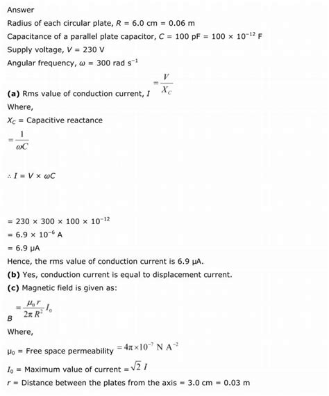 Ncert Solutions For Class 12 Physics Chapter 8 Electromagnetic Waves