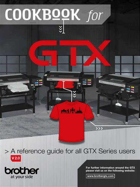 cookbook a reference guide for all gtx series users pdf printer computing humidity