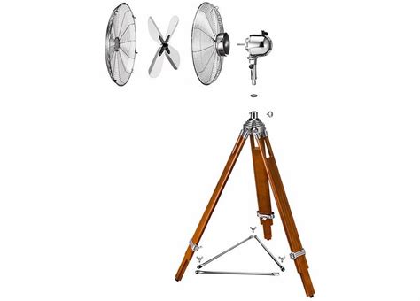 Quạt Cây Ba Chân Cổ điển Unold 86895