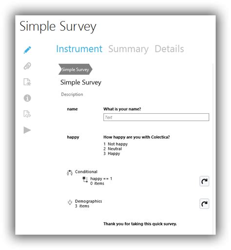 Generate A Paper Questionnaire — Colectica 76 Documentation