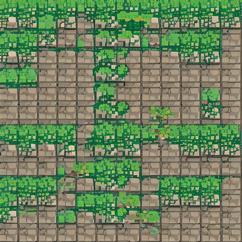 Tilemap With Different Plants Creative Fabrica