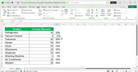 How To Convert Number To Percentage In Excel Without Multiplying It By 100 Compute Expert