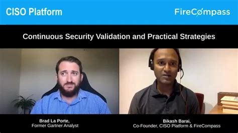 [video] Cisoplatform On Linkedin Continuous Security Validation Strengthening Cybersecurity