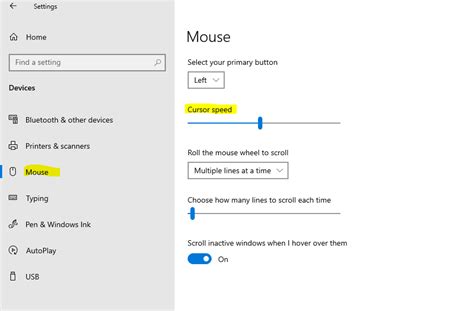 Setting Mouse Speed Beyond Maximum Microsoft Qanda