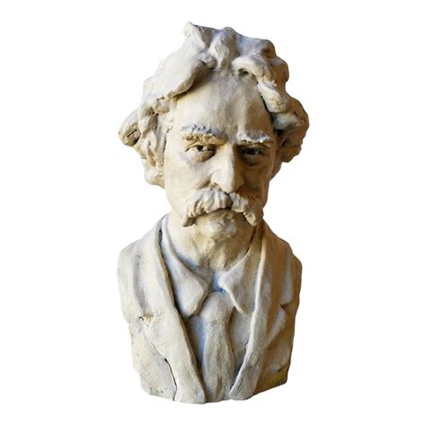 Kerry French Mark Twain Kiln Fired Clay Sculpture Chairish