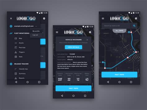 Gps Tracking App Ui Ux By Skynick On Dribbble
