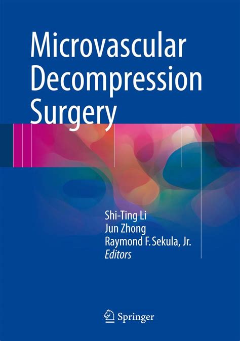 Microvascular Decompression Surgery 9789401773652 Medicine And Health Science Books