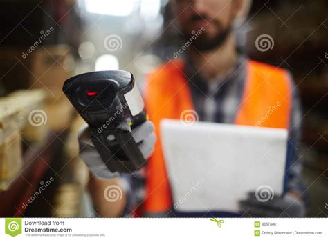 Bar Code Reader Stock Image Image Of Supply Revision