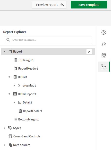 Arranging Content In Your Pixelperfect Report Template Qlik Cloud Help