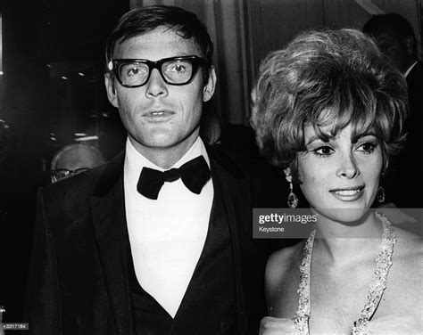 American Actor Adam West With The Actress Jill St John At The News