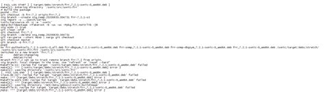 Frr 72 Compile Fail When Modify File Frrdebainrules · Issue 4870
