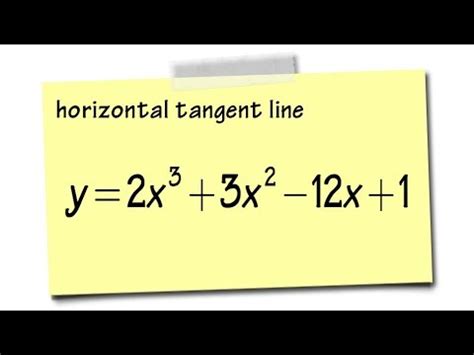 Emelda Hettwer How To Calculate Horizontal Tangent