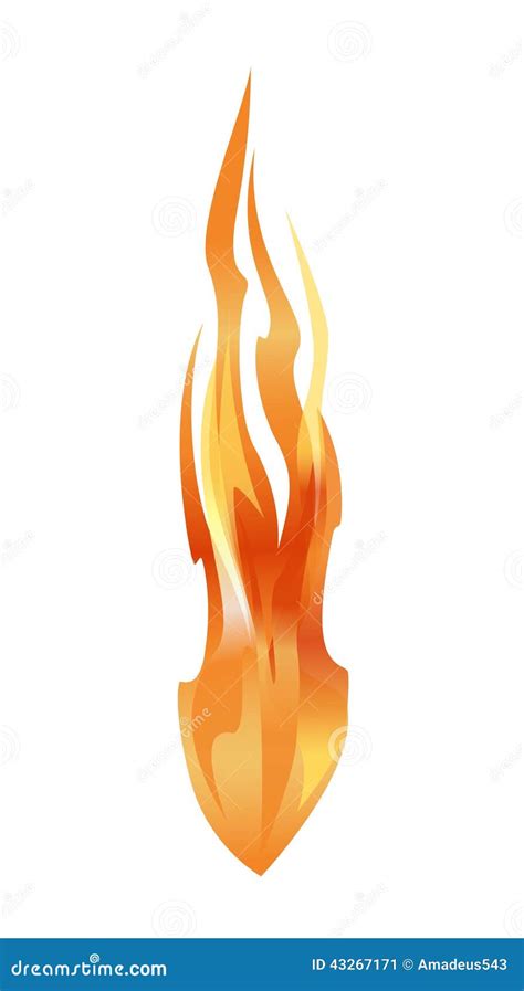 Fire Element Stock Vector Illustration Of Collection 43267171