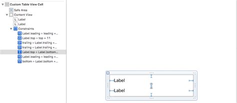 Ios Two Stacked Dynamic Height Labels In Uitableviewcell Stack Overflow