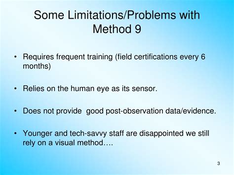 Ppt Developing An Alternative To Epa Method 9 Powerpoint Presentation Id 261670